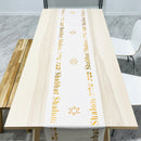 Shabbat shalom table runner – Ella Judaica LLC